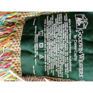 Goodwin Weavers | Bedding | Throw 59 X 4 With Floral Motif Goodwin ...